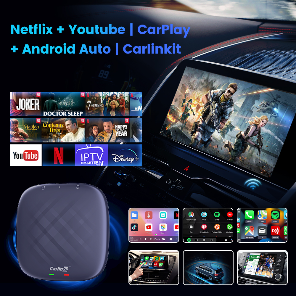 Carlinkit Ai Box Android 13 Plus Car Video Box Youtube Netflix Disney ...