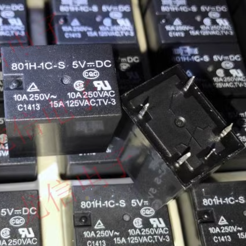 Mini Relay 801H-1C-S 5VDC 24VDC 10A 5 Pin Small Relay | Shopee Philippines