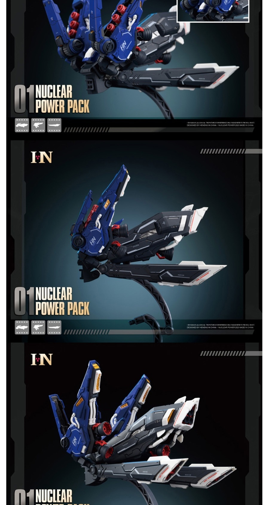 Hn Nuclear Energy 2.0 Model Nuclear backpack Assembled backpack RG Zeon ...