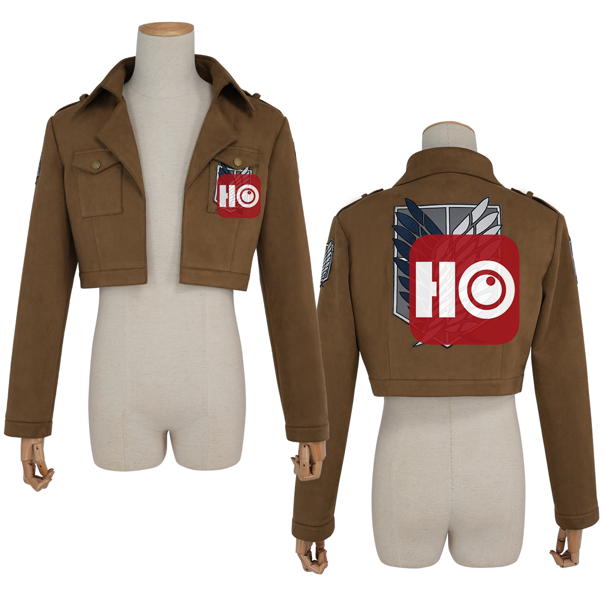 Holoun AOT cosplay Shingeki No Kyojin Cosplay Costume Cloak Eren Levi ...