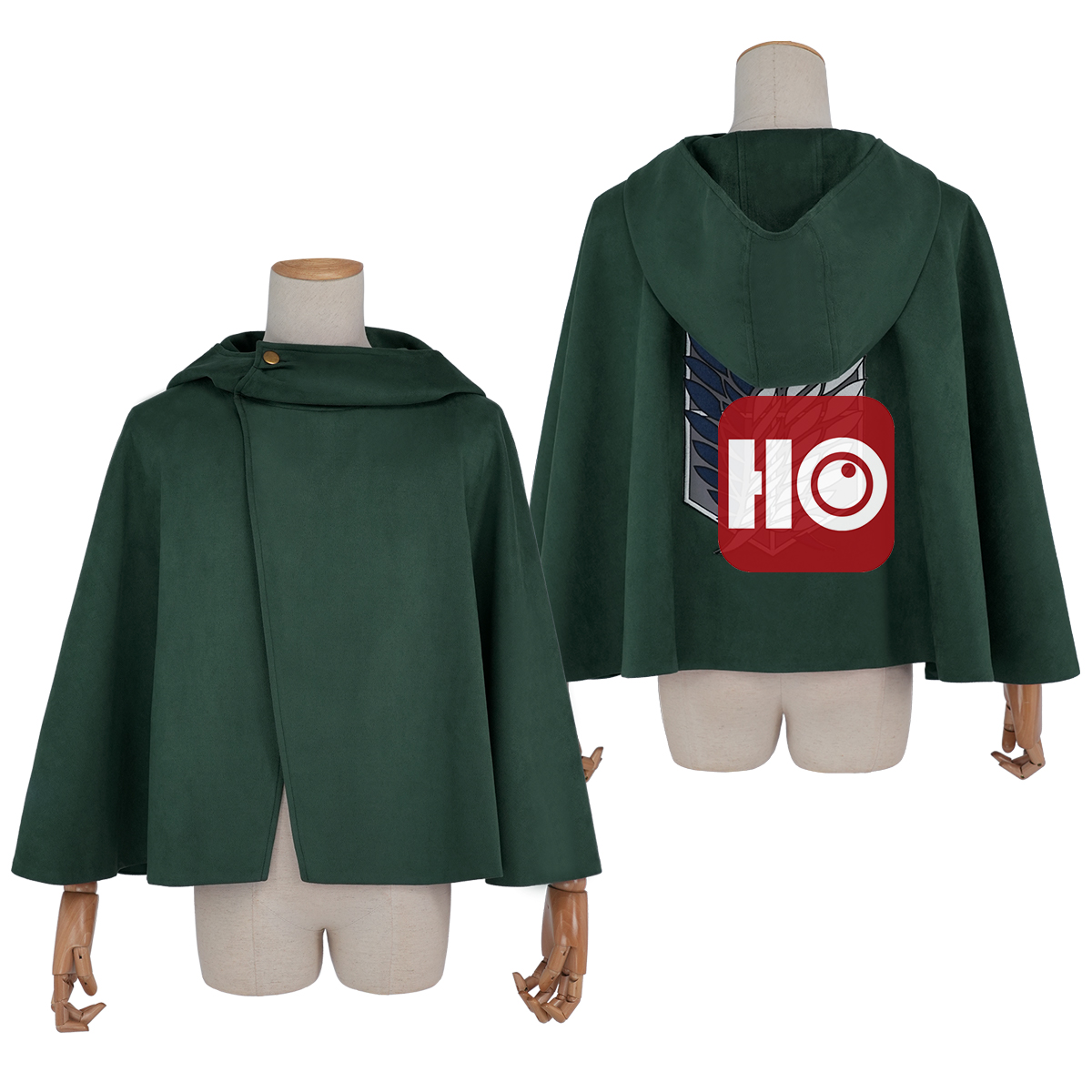 Holoun AOT cosplay Shingeki No Kyojin Cosplay Costume Cloak Eren Levi ...