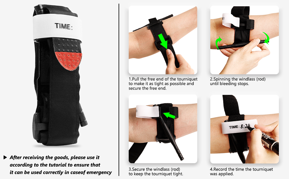 NEENCA Tourniquet (2-Pack) - The Fastest, Safest, Most Effective Combat ...