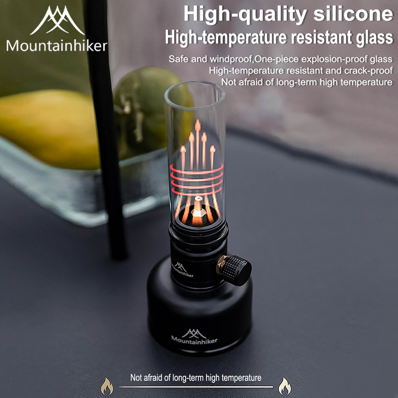 New Portable Camping Gas Candle Lamp Light Compact Butane Gas Light ...