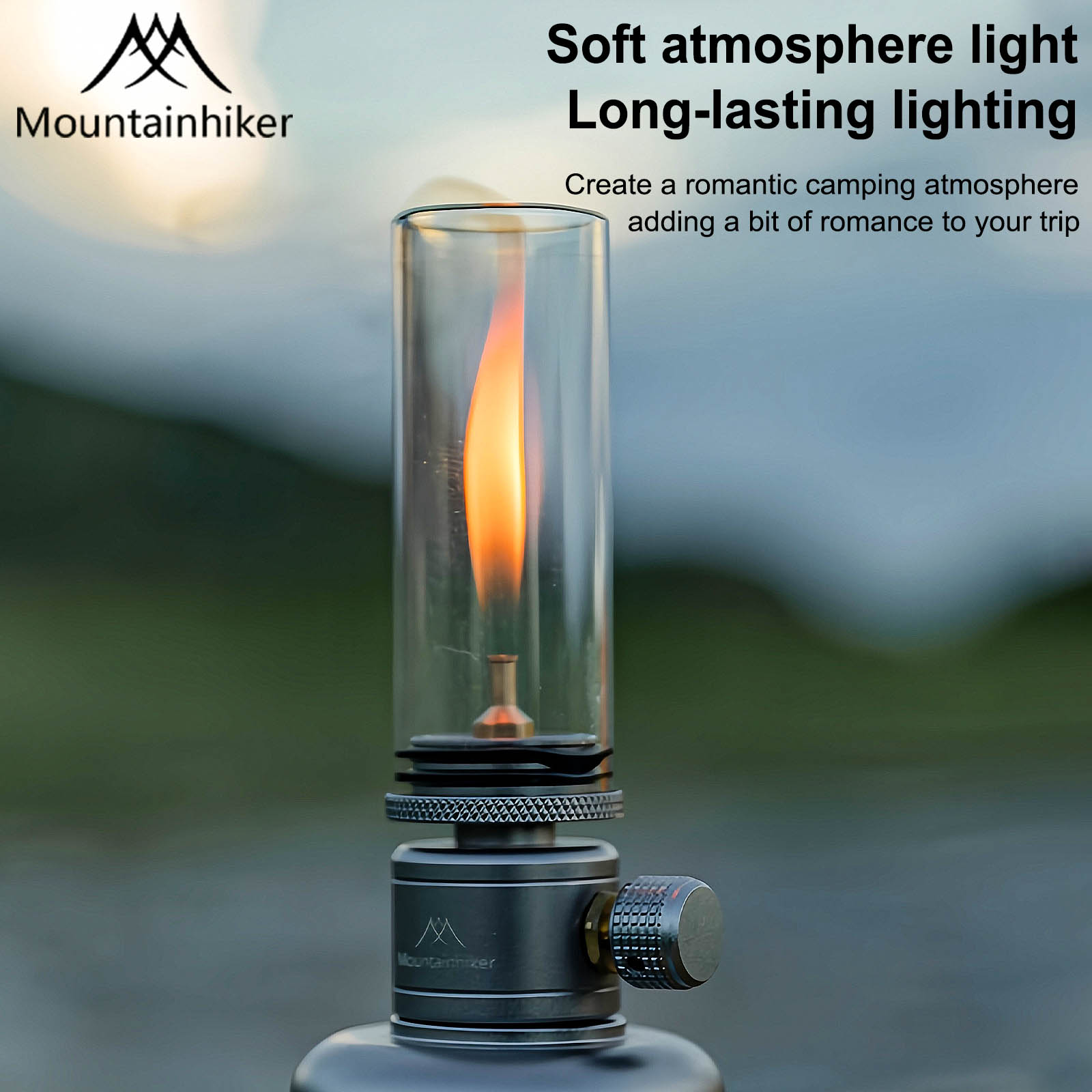 New Portable Camping Gas Candle Lamp Light Compact Butane Gas Light ...