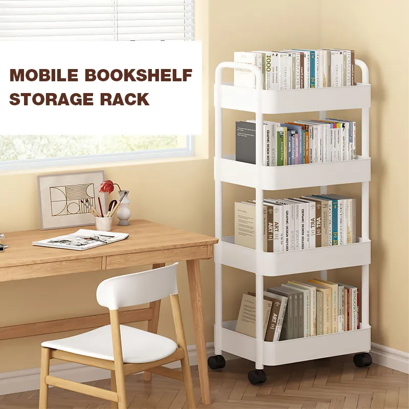 3/4/5 Layer Trolley Cart Organizer Storage Rack Stroller storage Shelf ...