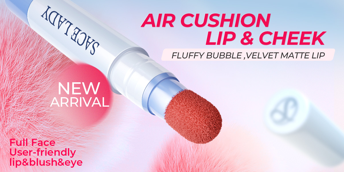 SACE LADY Air Cushion Lipstick Multi-use Cheek Cream Silky Texture ...