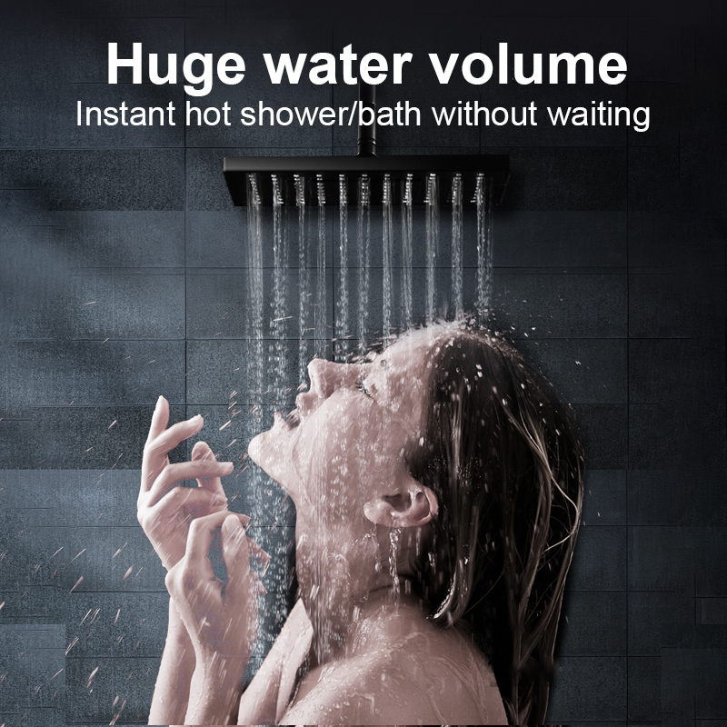 XTEN Electric Water Heater LCD Touch Screen Instant Water Heater Shower Quick Direct Heating ...
