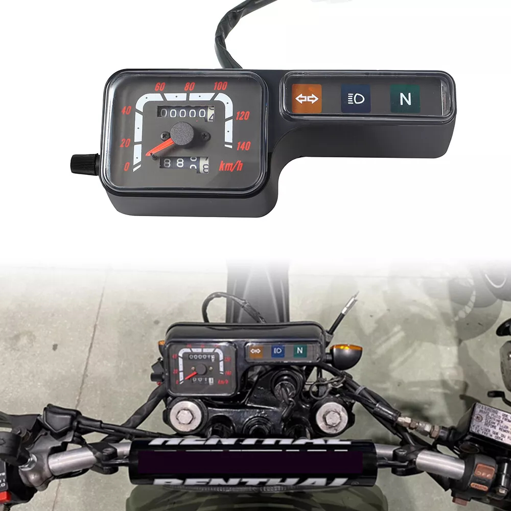 Motorcycle Speedometer Odometer Gauge Compatible for Honda XLR200 XR250 ...