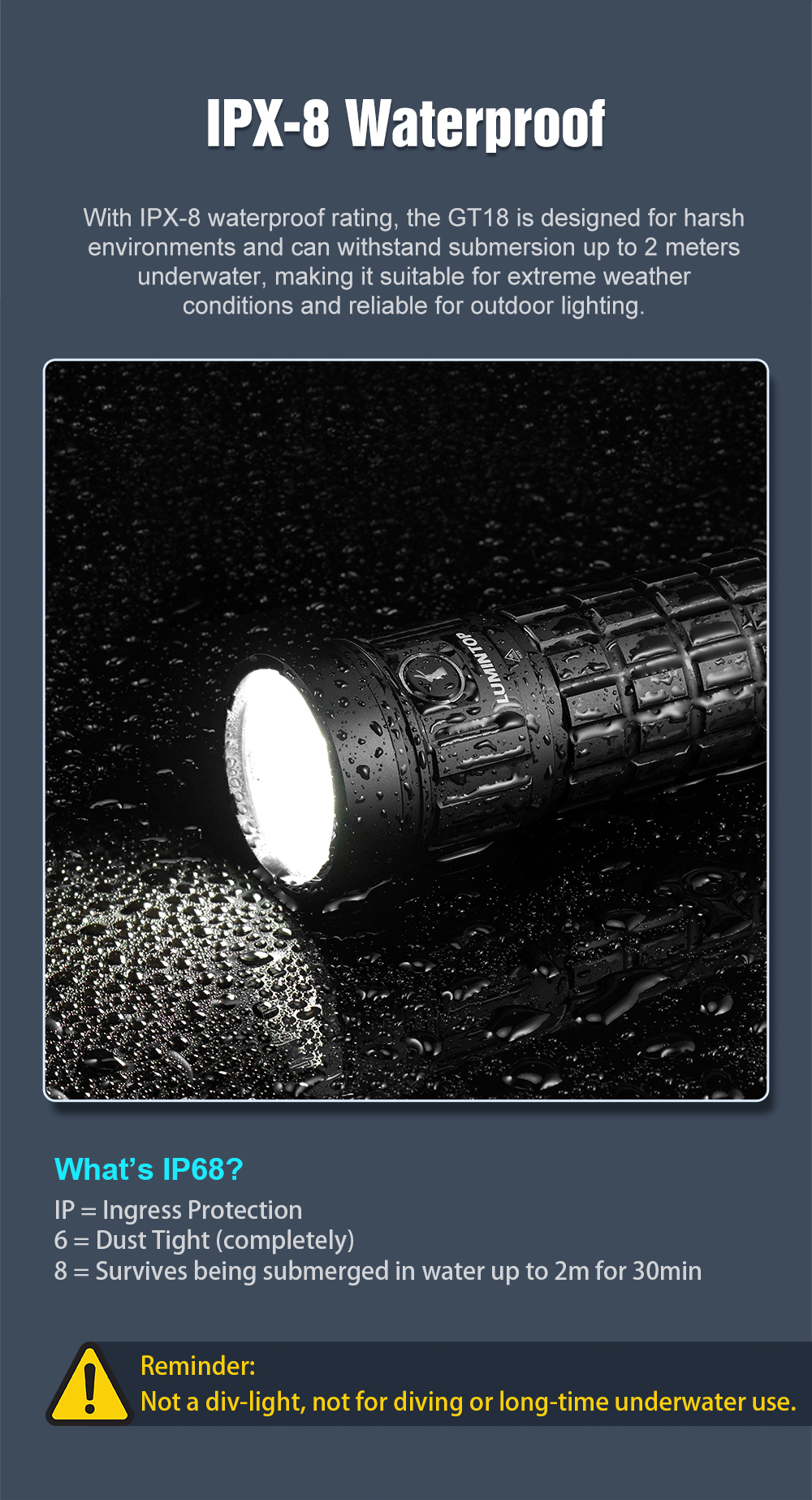 Lumintop GT18 USB TYPE C rechargeable flashlight support 1pcs 46950 ...