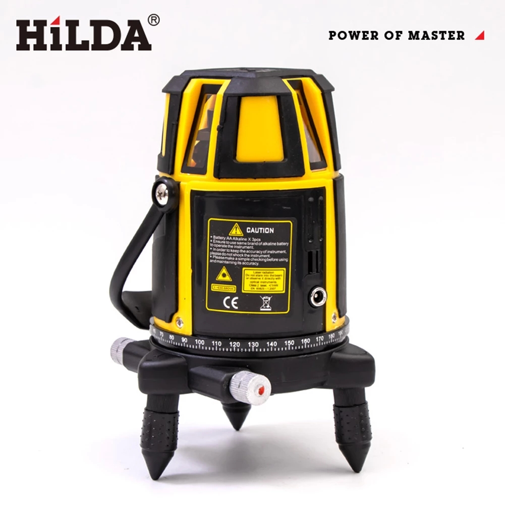 Carstorm5 Line Red Beam Infrared Laser Level Meter Self-leveling Level ...