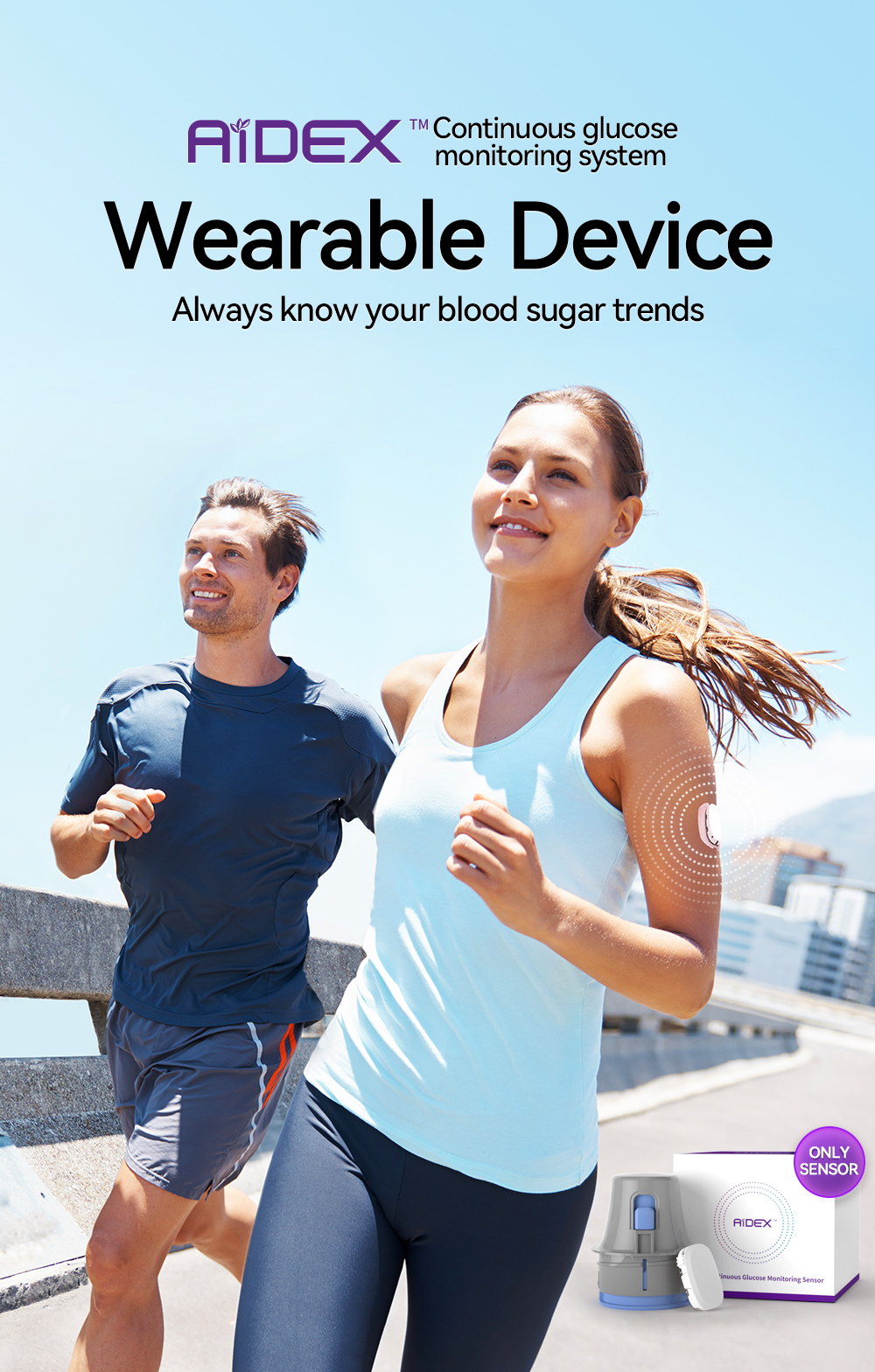 Microtech Medical AIDEX G7 - Only Sensor CGM Continuous Glucose ...