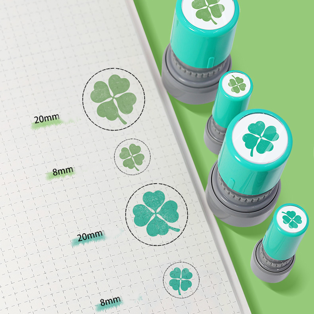 Four Leaf Clover Stamp for Scrapbooking , Green Plant Flower Decorative ...