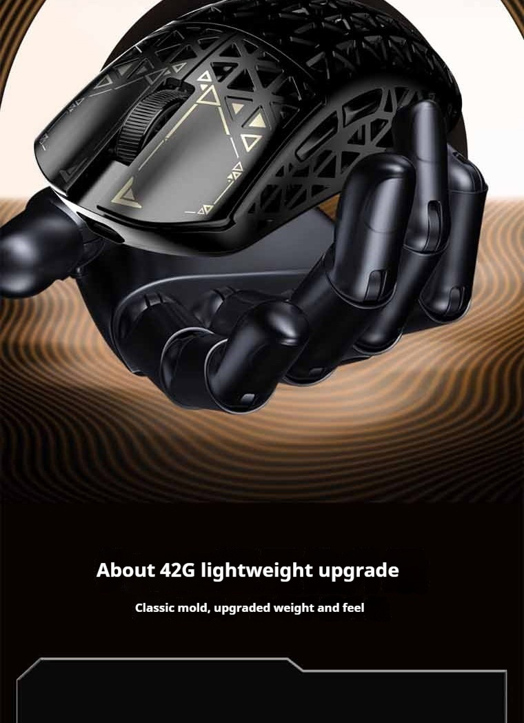 Ipi Piao Qipro Three Mode Carbon Fiber Composite Wireless Game Mouse Paw3395 8k Rate Of Return