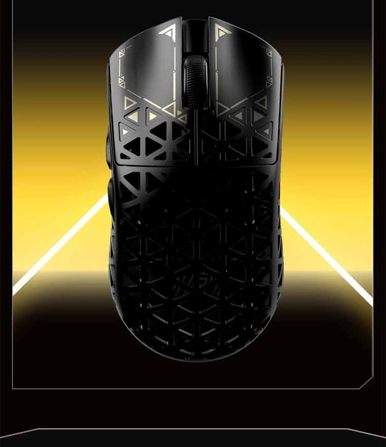 Ipi Piao Qipro Three Mode Carbon Fiber Composite Wireless Game Mouse Paw3395 8k Rate Of Return