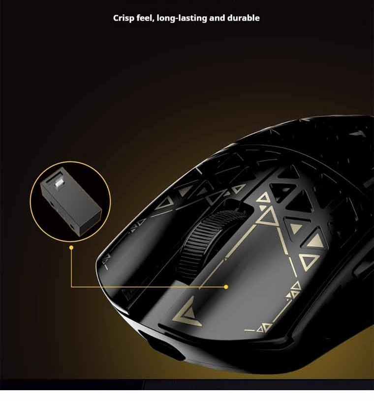 Ipi Piao Qipro Three Mode Carbon Fiber Composite Wireless Game Mouse Paw3395 8k Rate Of Return