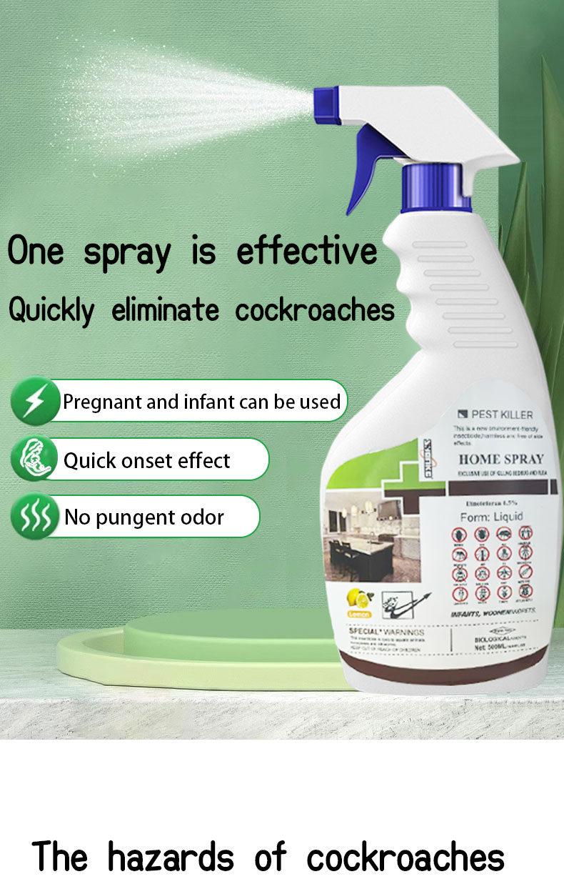 Contact and death 500ml KAMI Cockroach killer spray Anti cockroach ...