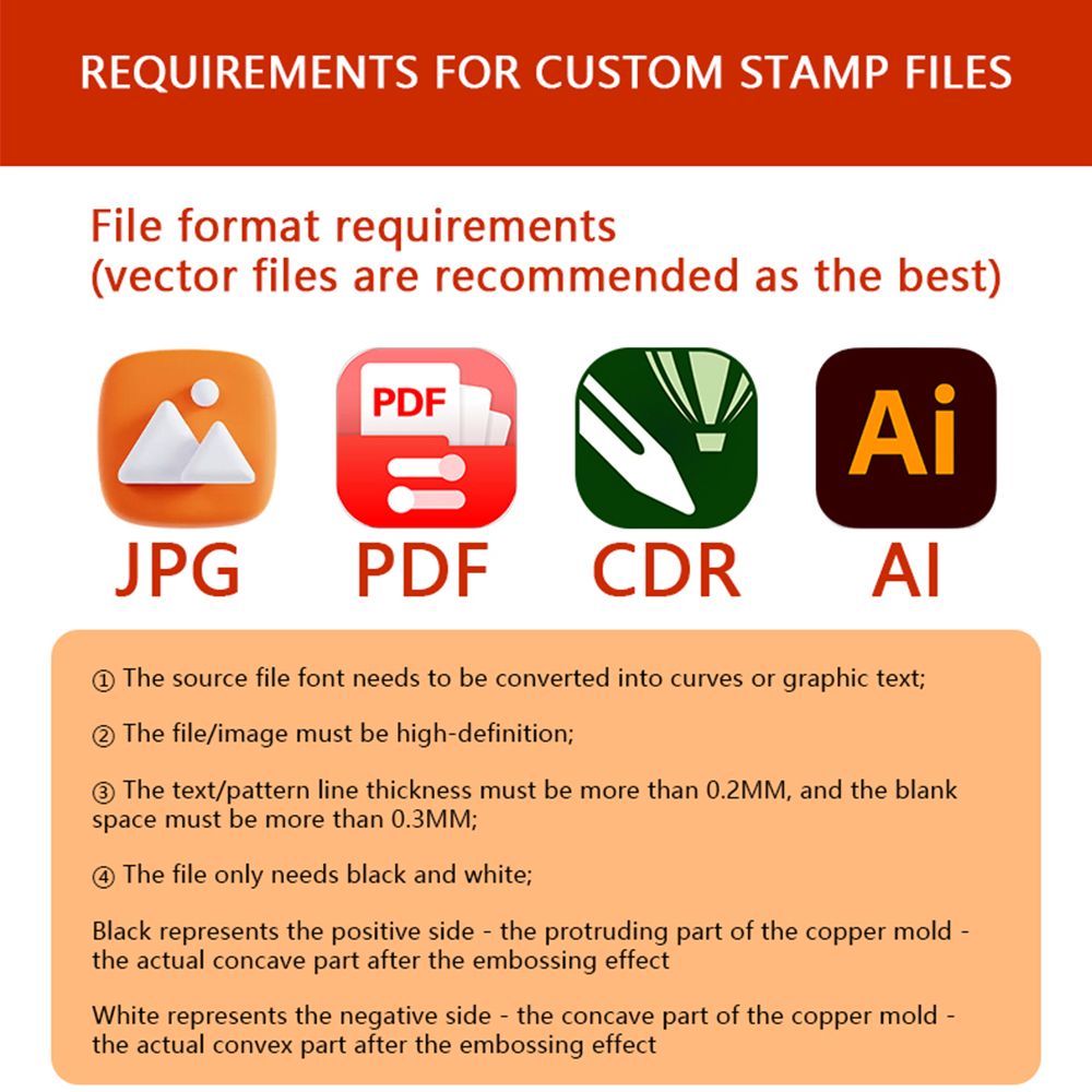 WUTA Customized Leather Brass Stamp Custom Logo Copper Mold Leather ...