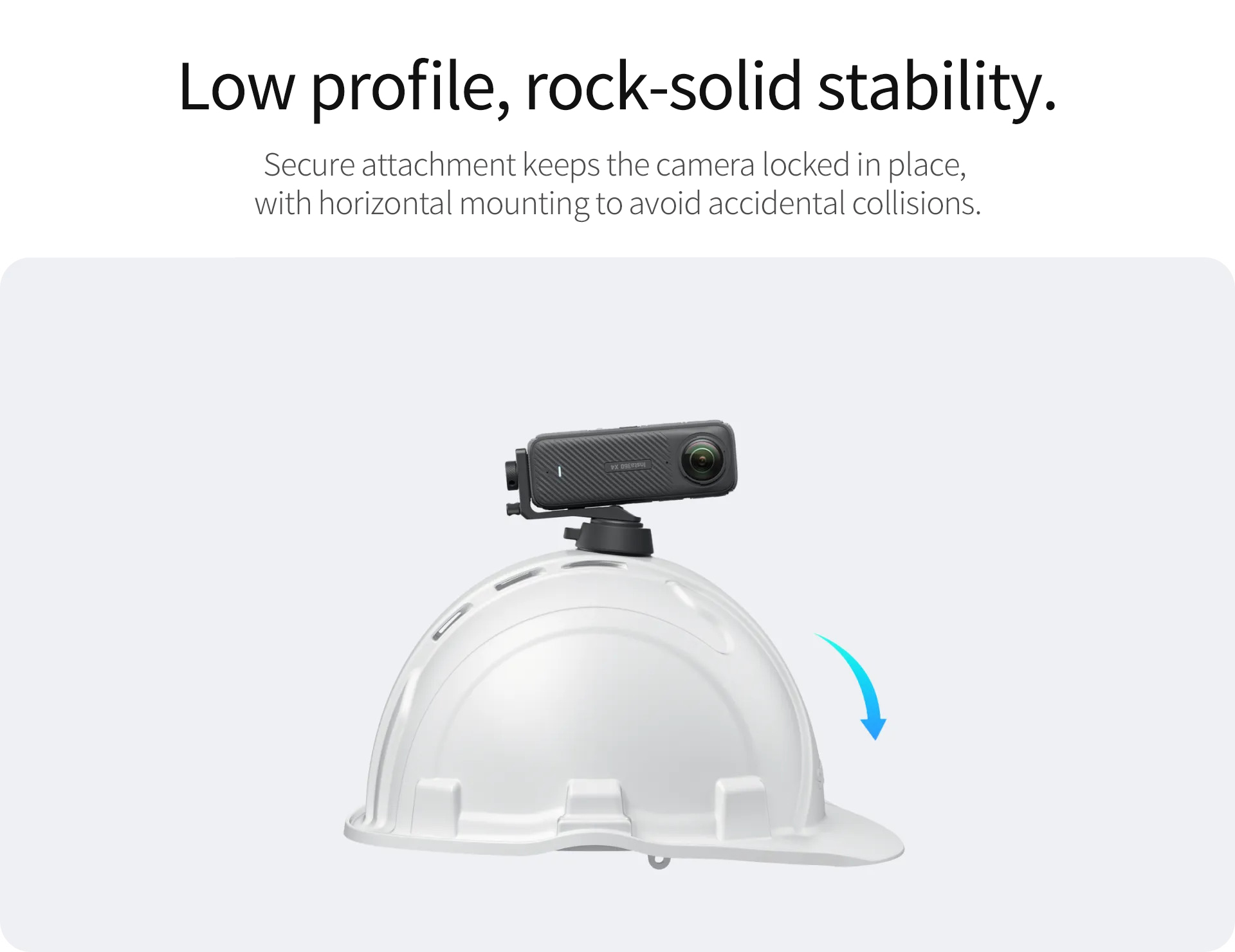 Insta360 Hard Hat Camera Mount for Insta360 X4/X3/ONE/X2/ONE RS 1-Inch ...