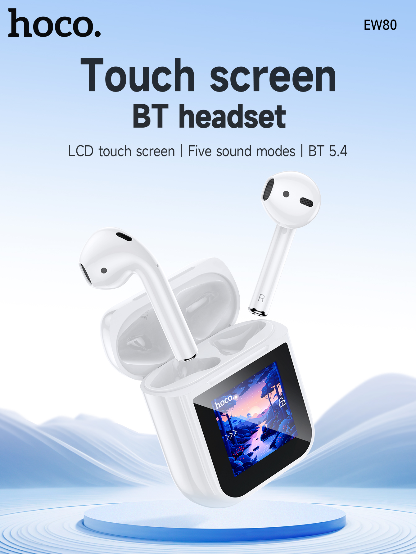 [use time 4 hours] HOCO Original EW80 TWS True Wireless Bluetooth ...