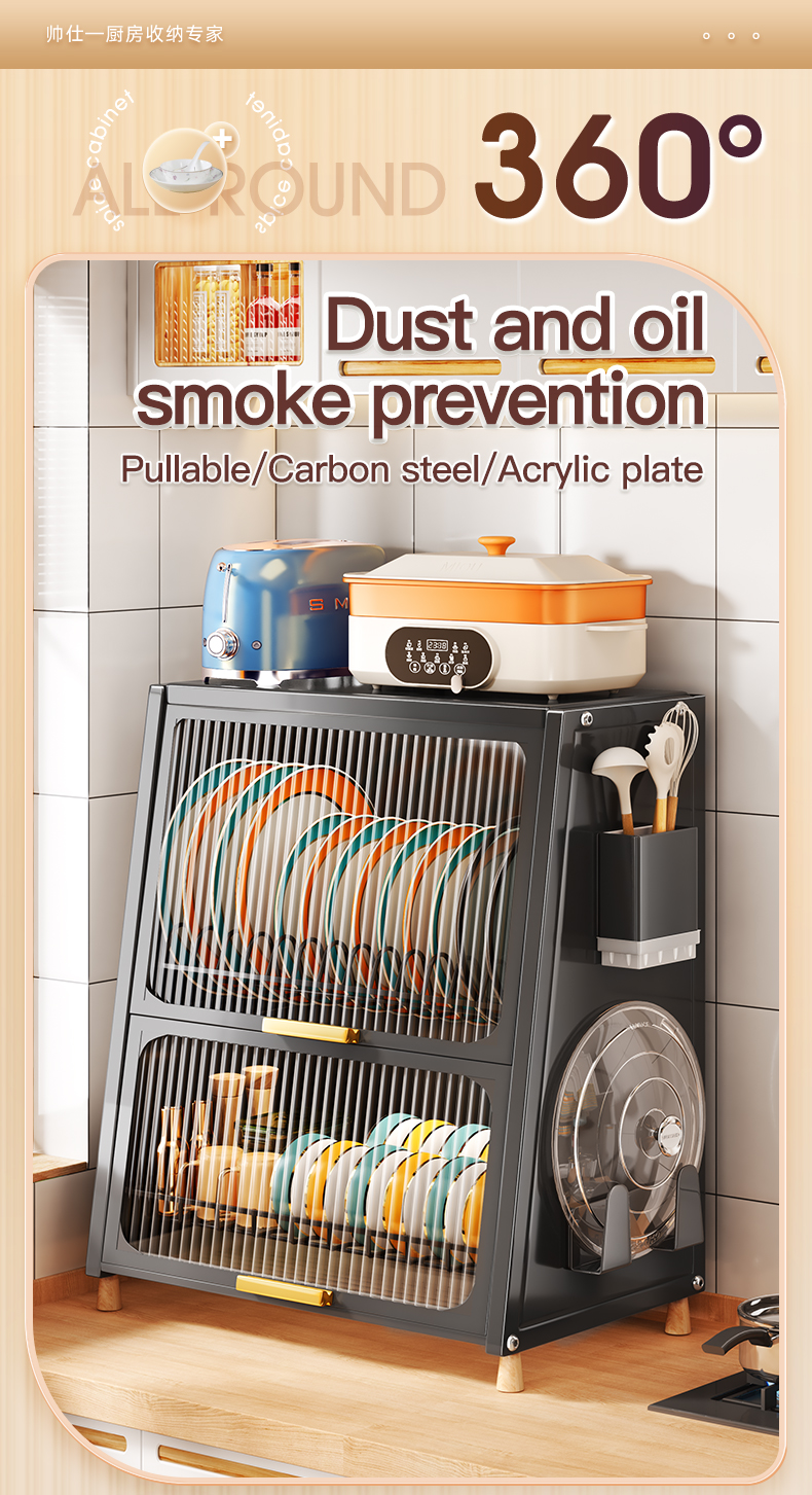 Dish Rack Kitchen Organizer Metal Sink Dish Drainer Storage Rack With ...