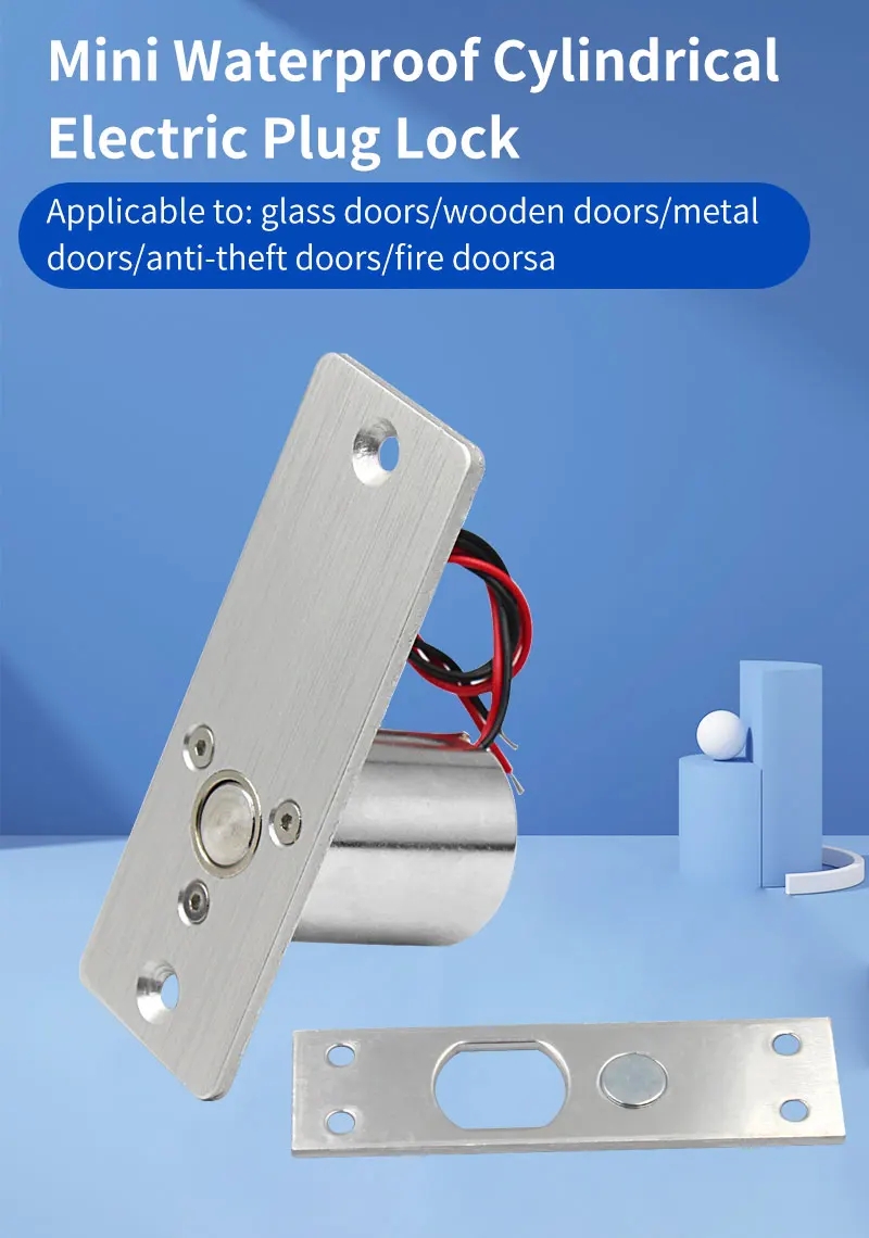 Mini DC12V Waterproof Electric Drop Bolt Lock Fail Safe Low Temperature ...