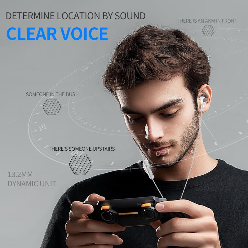 PLEXTONE G27 In-ear Wired Earphone Gaming Headphone,E-sports Earbuds ...