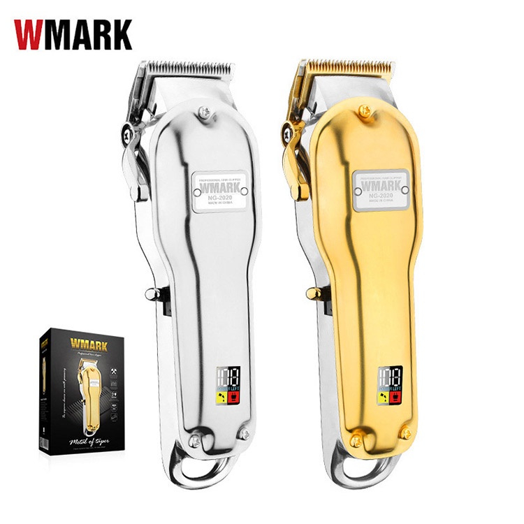 Wmark NG-2020B Wireless Metal Hair Clipper with Lcd Display 2500mah ...
