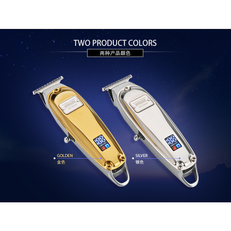 Wmark NG-2020B Wireless Metal Hair Clipper with Lcd Display 2500mah ...