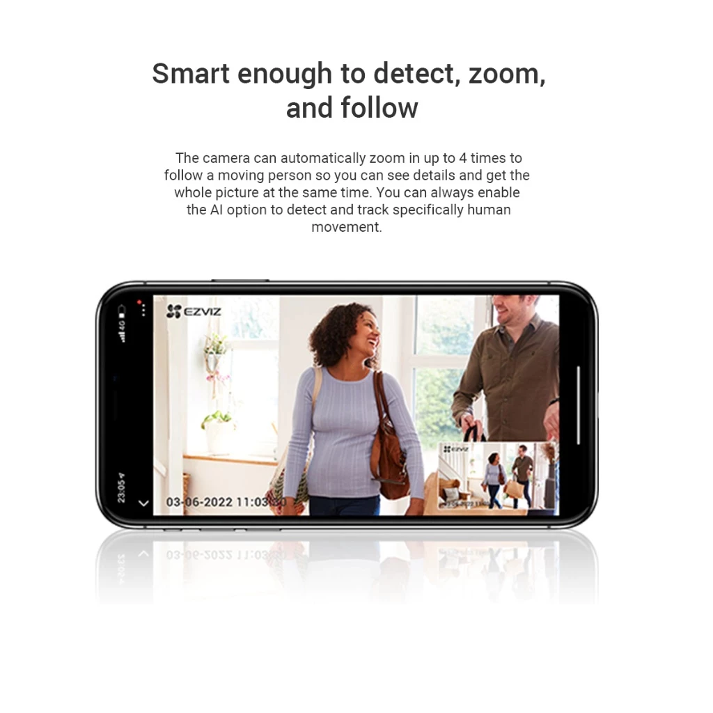 EZVIZ H6C PRO 4MP CCTV Home Security Wifi Camera 360° Pan&Tilt CCTV ...