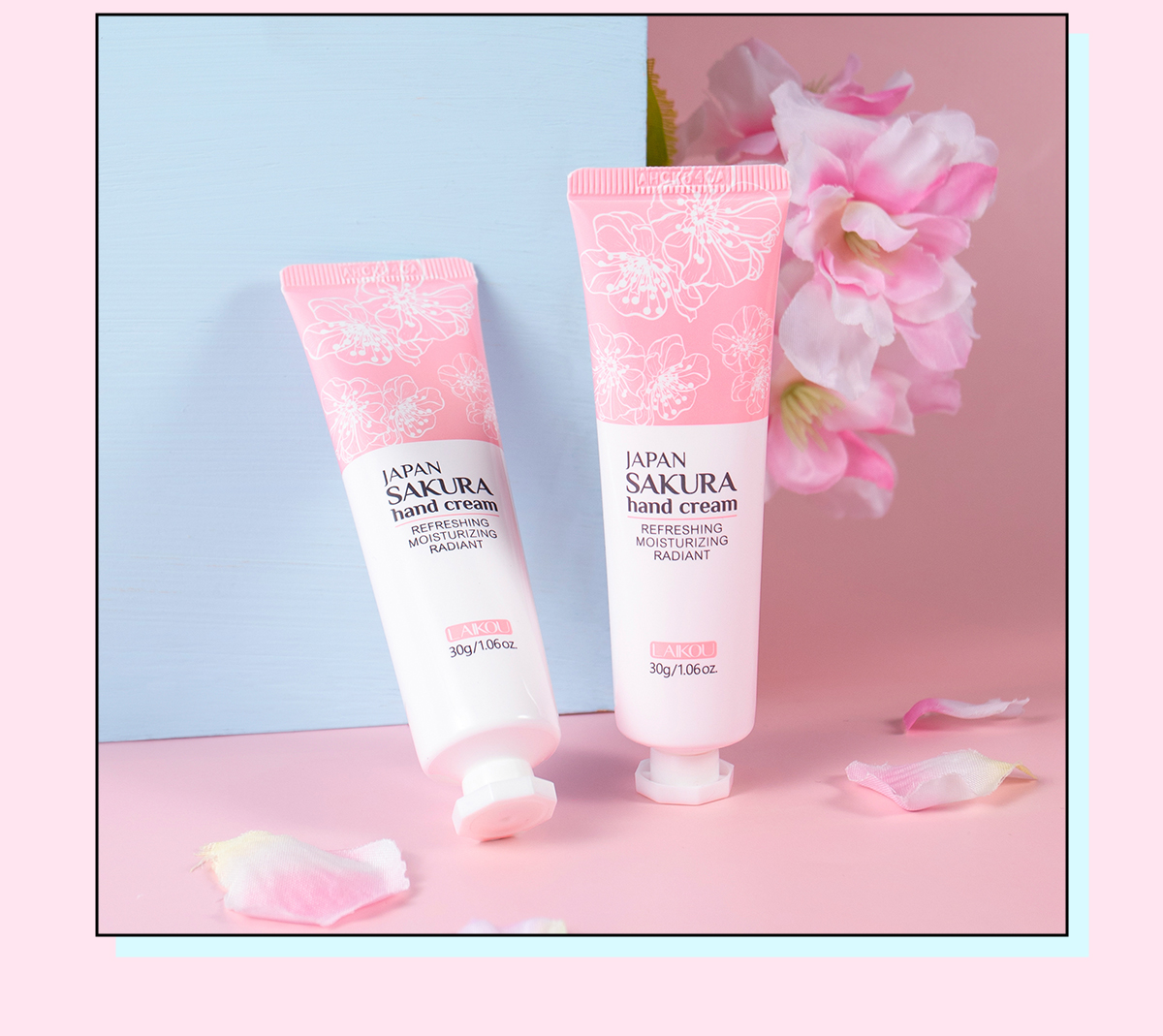 L AIKOU Sakura Hand Cream 30g Smooth Hand Moisturizing Nourishing For ...