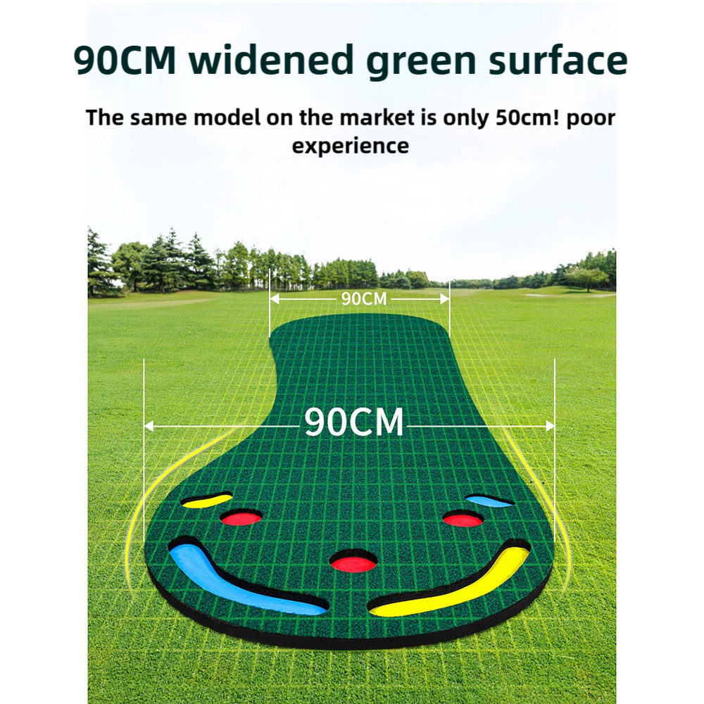 PGM 300Cm*90Cm Golf Mat Golf Putting Green Indoor Practice Portable ...