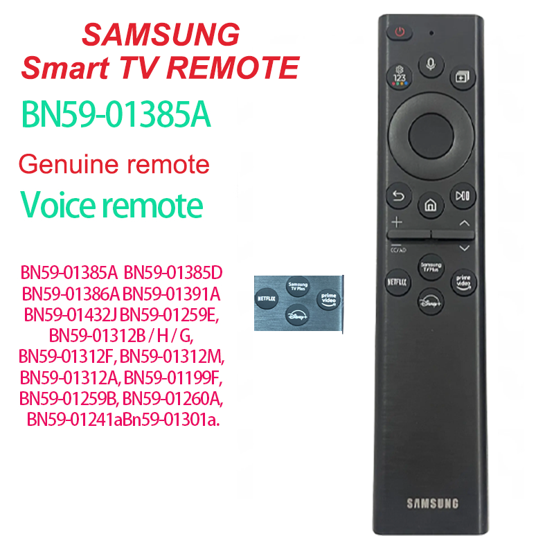 Genuine Voice Remote Control Samsung Smart TV Remote Control Universal LED QLED OLED 4K 8K UHD ...