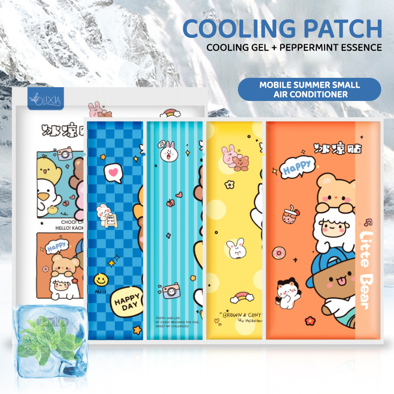 Cooling sticker Gel Patch for Fever Headache Relief Cold Sticker for ...