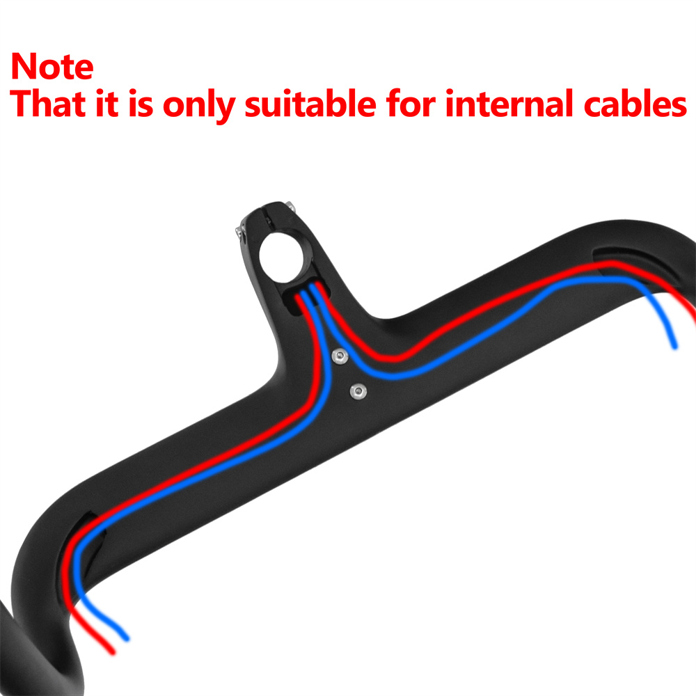 KOCEVLO Road Bike Carbon Handlebar Cycling Integrated Handlebar For ...