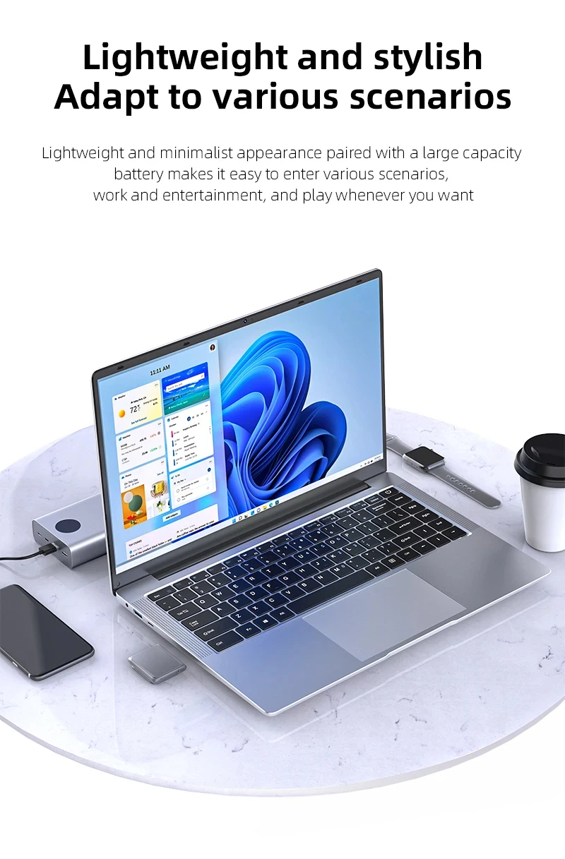 【Three-year warranty】2025 Laptop Computer Windows 11 Notebook 14.1 Inch ...