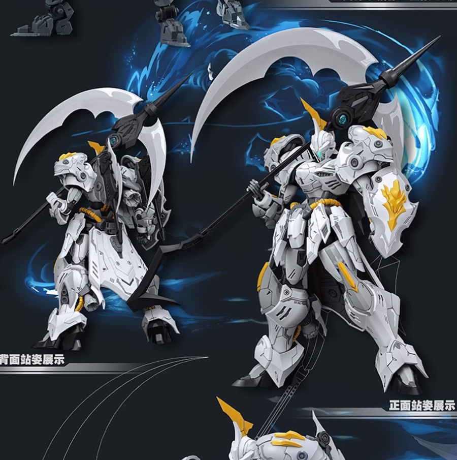 SNAA SC-007 IRON SICKLE KNIGHTS 拼装模型 SC-007 圆桌骑士团 钢镰 凯 机甲 1/144 ...