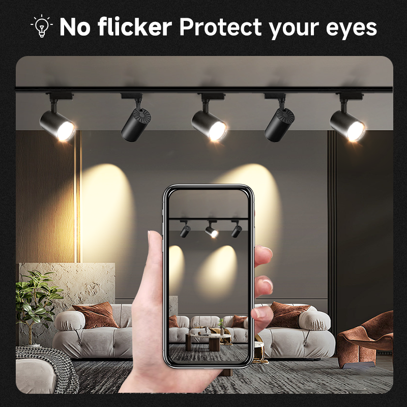 CHUANGYANG Full Set Led Tack Light Tricolor Rail Warm Light Ceiling ...