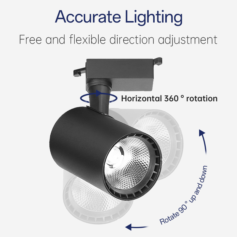 CHUANGYANG Full Set Led Tack Light Tricolor Rail Warm Light Ceiling ...