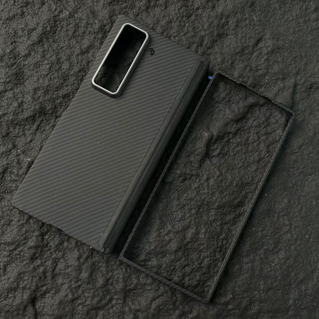 Samsungw25 Kevlar phone casing Magnetic W25 ultra-thin aramid fiber ...