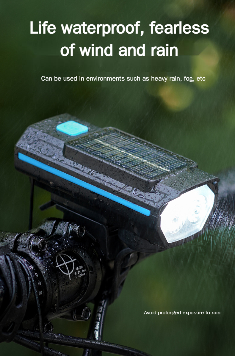 Upgraded Multi functional Bicycle Night Riding Light TYPE-C Charging ...