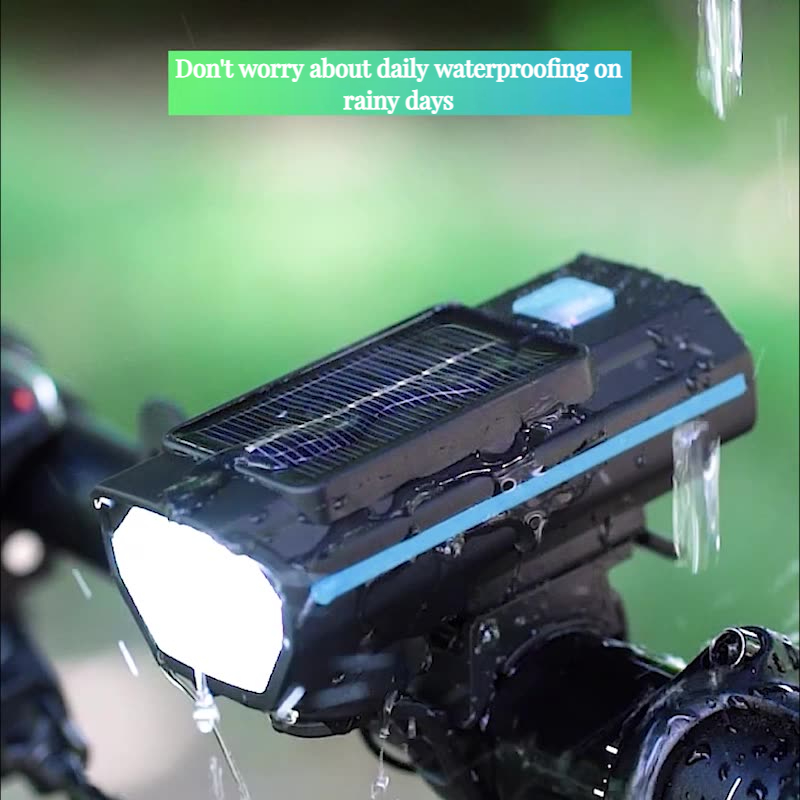 Upgraded Multi functional Bicycle Night Riding Light TYPE-C Charging ...