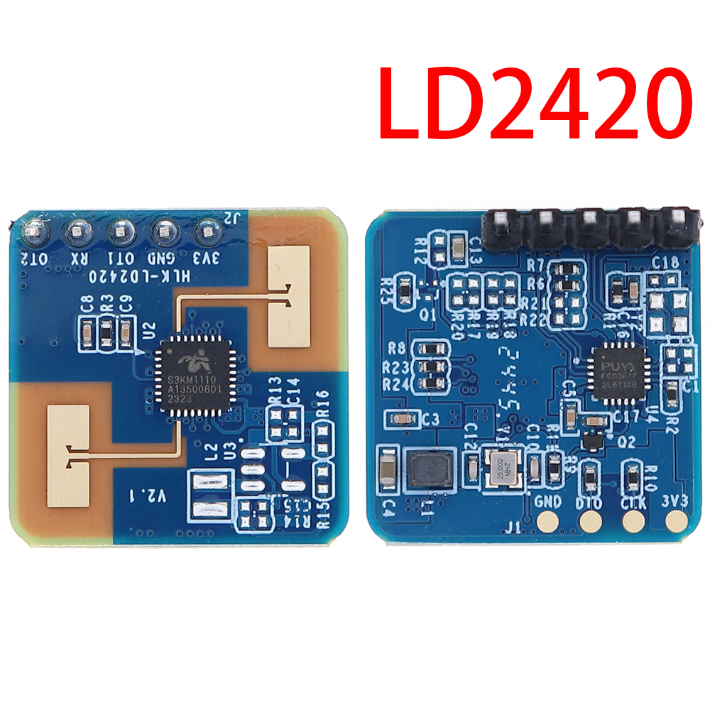 Hi-Link New HLK-LD2410 5V Mini High Sensitivity 24GHz Human Presence ...