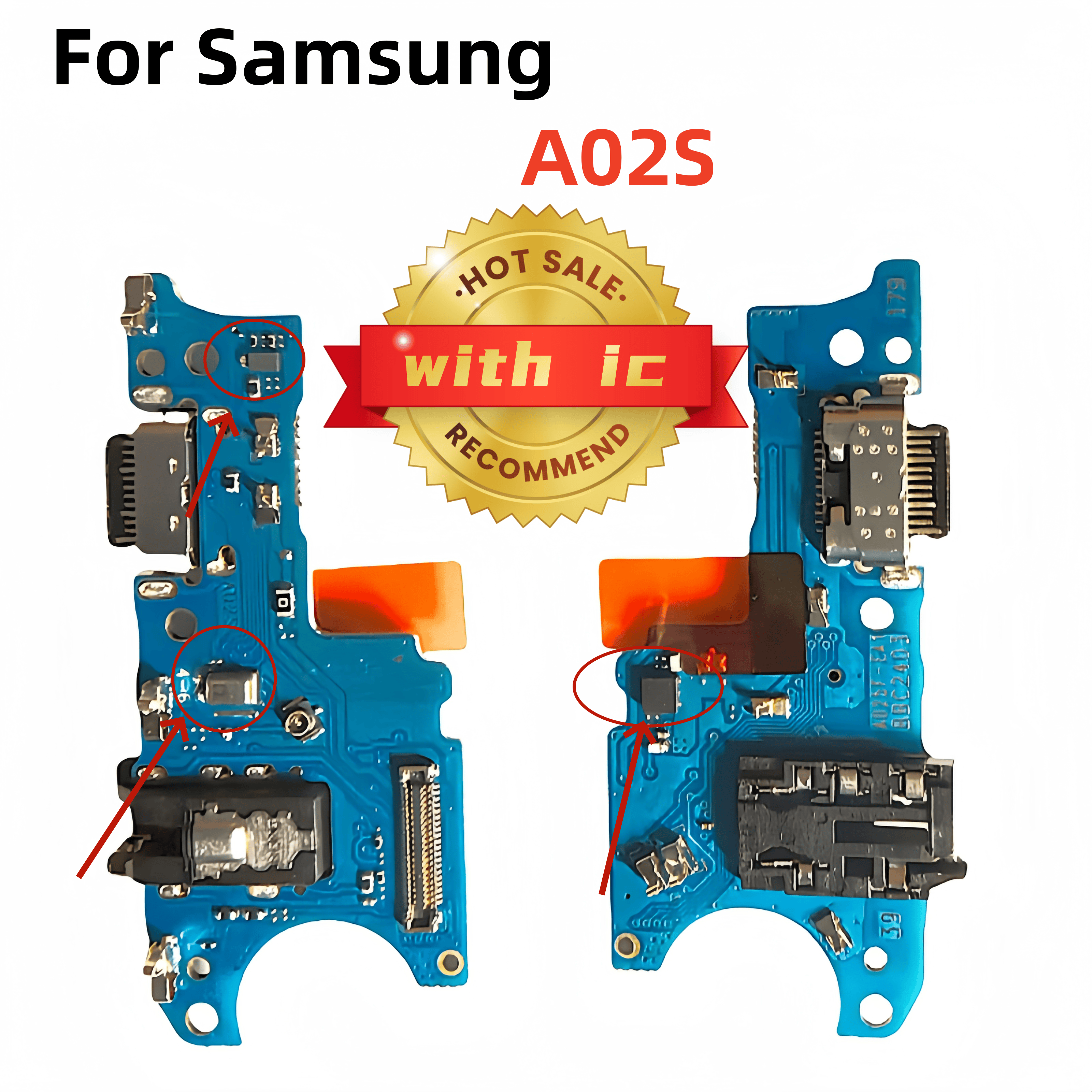 Used for Samsung Galaxy A02 A02S A03 A12 A13 A22 A33 A52 A53 charging ...