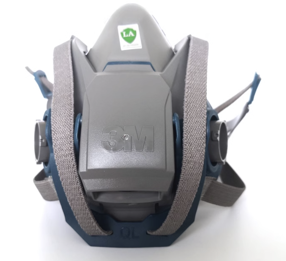 3M 6502QL Quick button Mask Respirator Reusable Half Face Mask, 6502QL ...