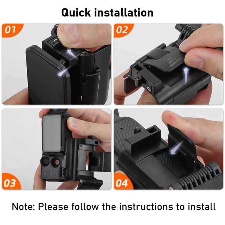 For DJI Pocket 3 Magnetic Bracket Base Multi-Function Adjustable Base ...