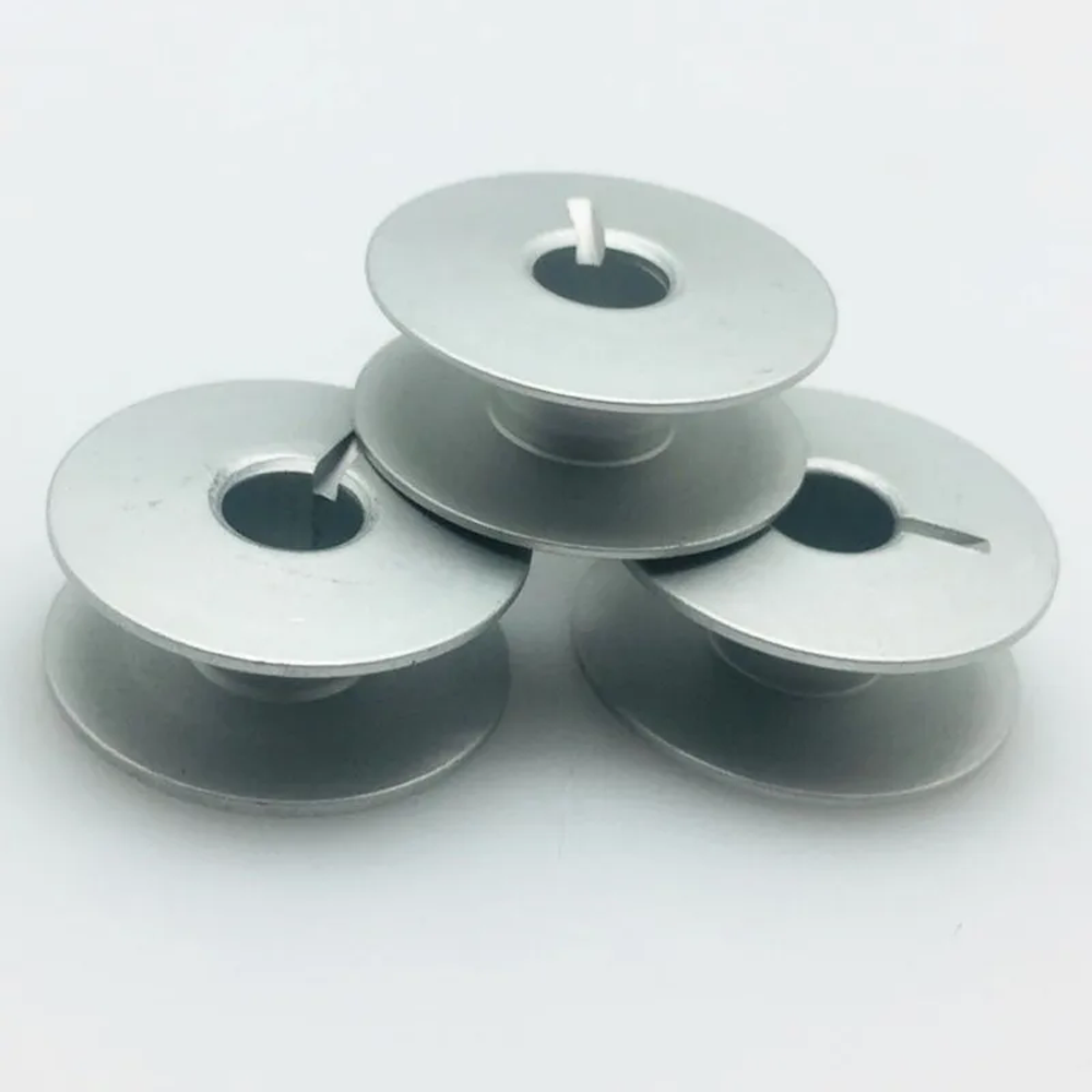 10 pcs"L" Metal Bobbins for Sewing Machine Alphasew Bernina Brother ...