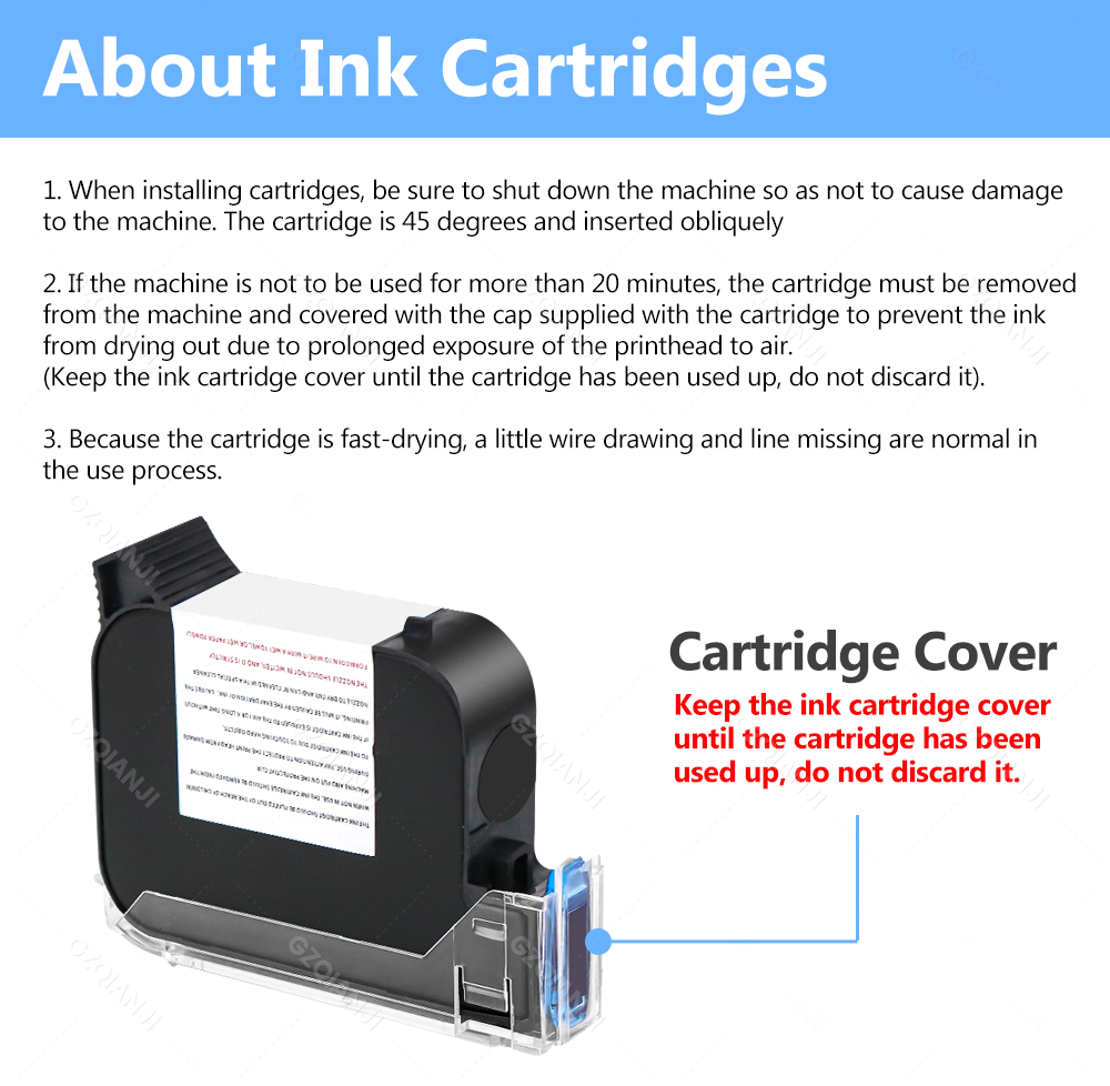 Industrial Inkjet Printer 12.7mm 25 languages Support printing date ...