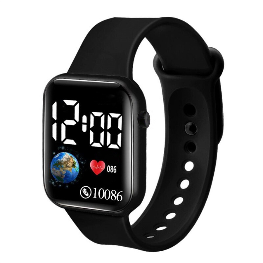 2PCS Children's Fashion Sports Watch – Bright LED Display, Ideal Gift ...