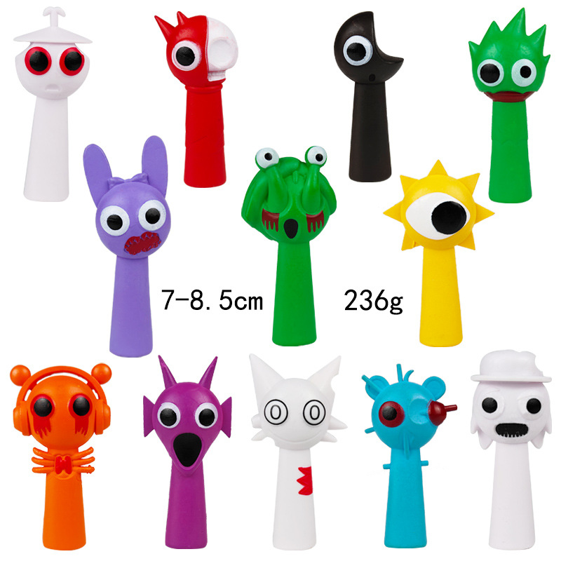 12pcs/set Sprunki Figure Toys Sprunki Wenda Action Figurine Simon Oren ...