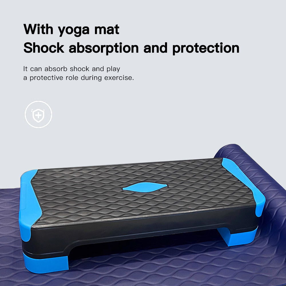 OneTwoFit Aerobic Stepper Yoga Pedal Indoor Aerobic Adjustable Fitness ...